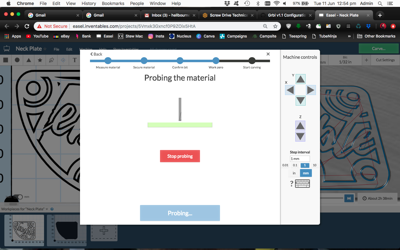 Sudden probe issue - Easel - Easel Community Forum